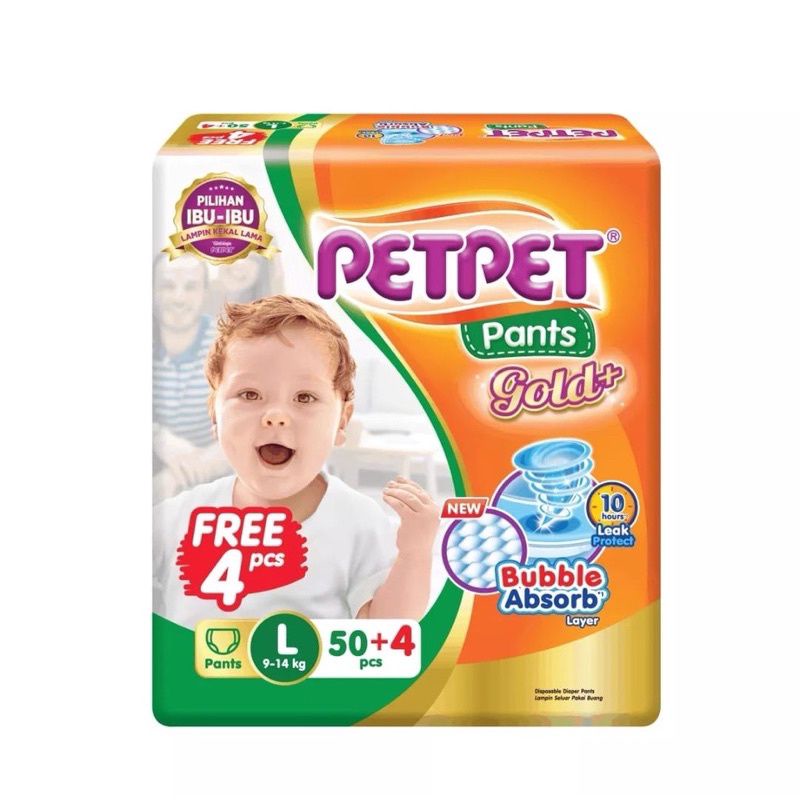 Petpet Gold Pants M64/L54/XL46/XXL36 - NEW PACKAGING | Shopee Malaysia