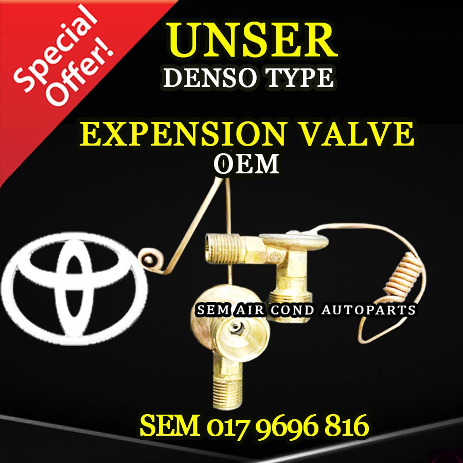 TOYOTA UNSER OEM DENSO ND EXPENSION VALVE/ EXPANSION VALVE (CAR AIRCOND SYSTEM) | Shopee Malaysia