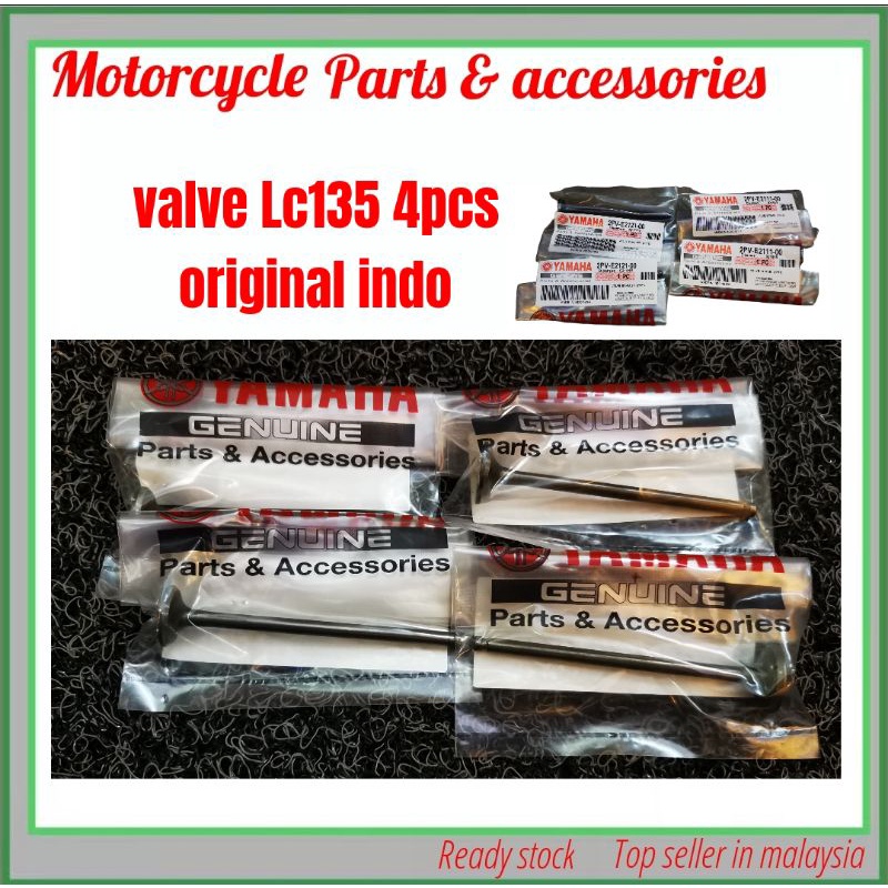 VALVE SET STANDARD LC135 Y15 FZ150 bar 100%original | Shopee Malaysia
