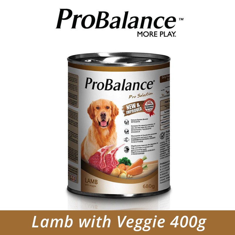 ProBalance Wet Dog Food Lamb with Veggie 400g | Shopee Malaysia