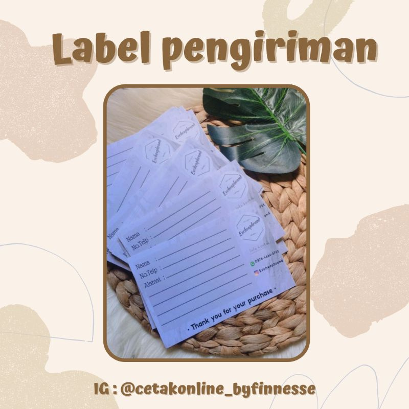 Shipping LABEL | Shipping STICKER | Shopee Malaysia