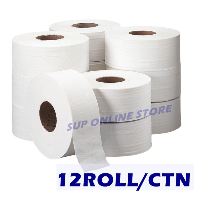 Jumbo Roll Tissue ( 1CARTON = 12ROLL ) / Hotel grade Jumbo Roll Tissue ...