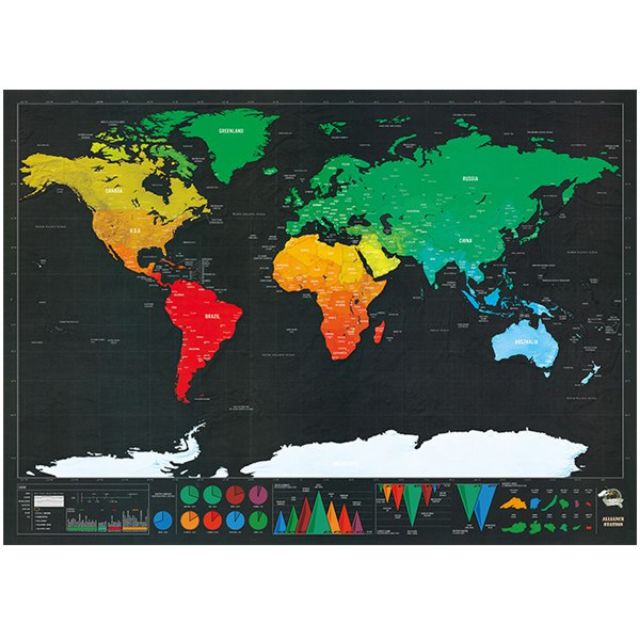 Deluxe Scratch World Map | Shopee Malaysia