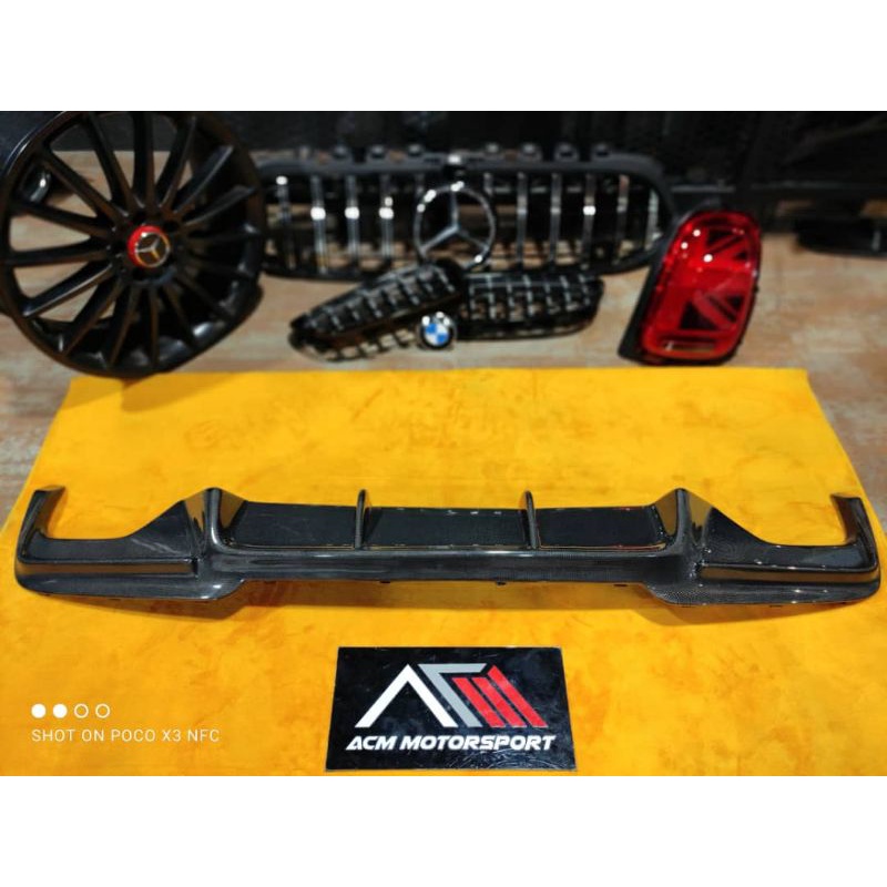 BMW F10 VRS Carbon fiber rear diffuser bodykit | Shopee Malaysia