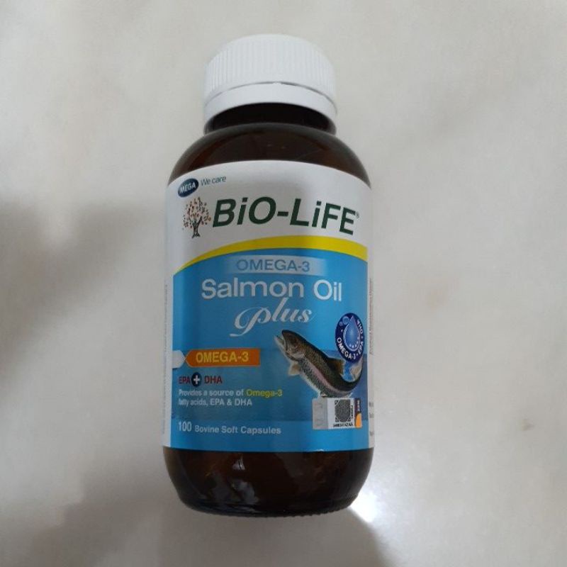Bio-Life Omega-3 Salmon Oil Soft Capsules 100s (Expiry Date:11/2025 ...