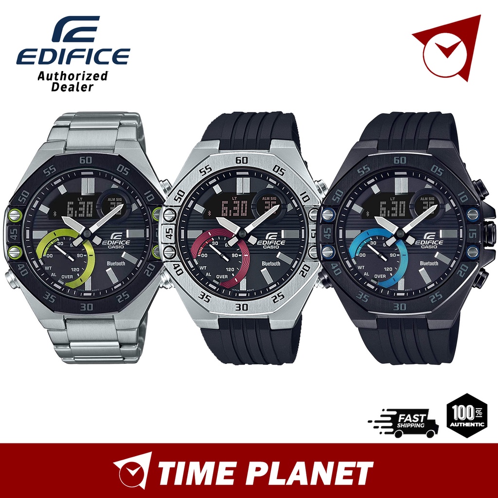 [Official Warranty] Casio Edifice Men Bluetooth-Connected Men Watch ECB-10DB-1A/ECB-10P-1A/ECB ...