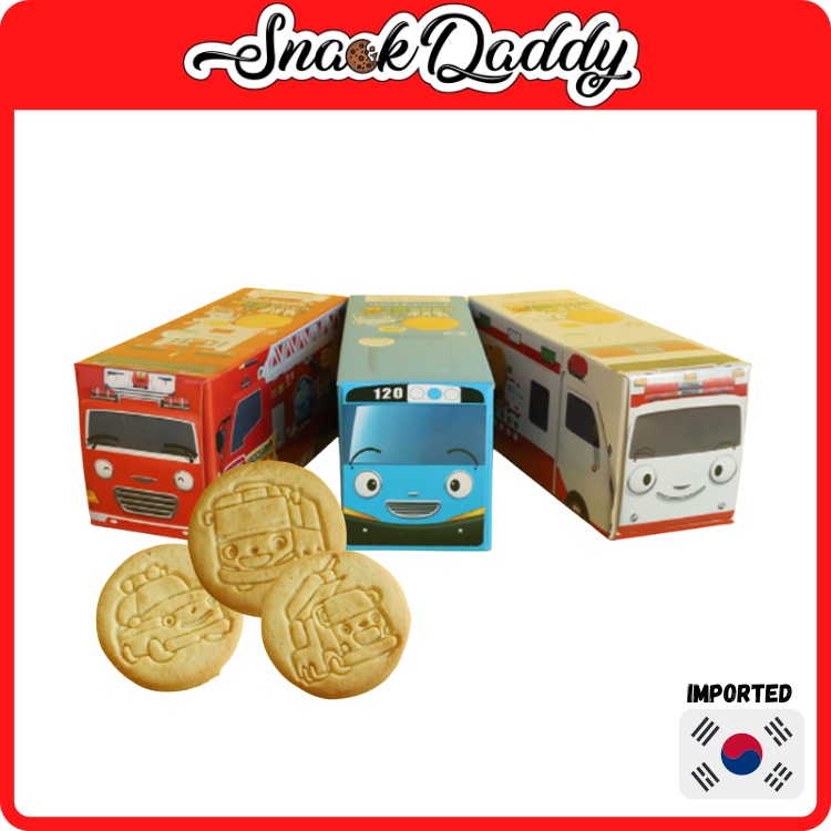 HAITAI Take the Little Bus biscuit tayo little bus biscuit 140g Haitai ...