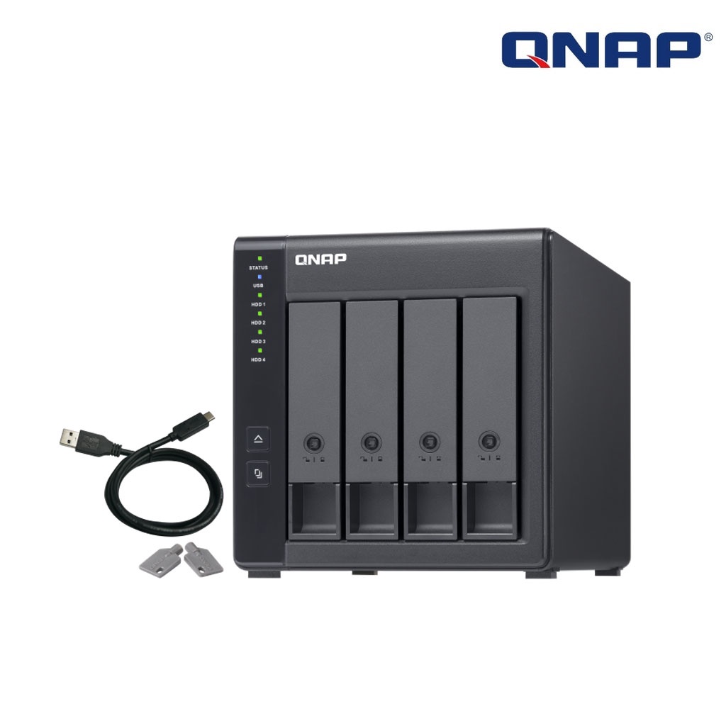 QNAP 4-Bay Direct Attached Storage NAS TR-004 | Shopee Malaysia