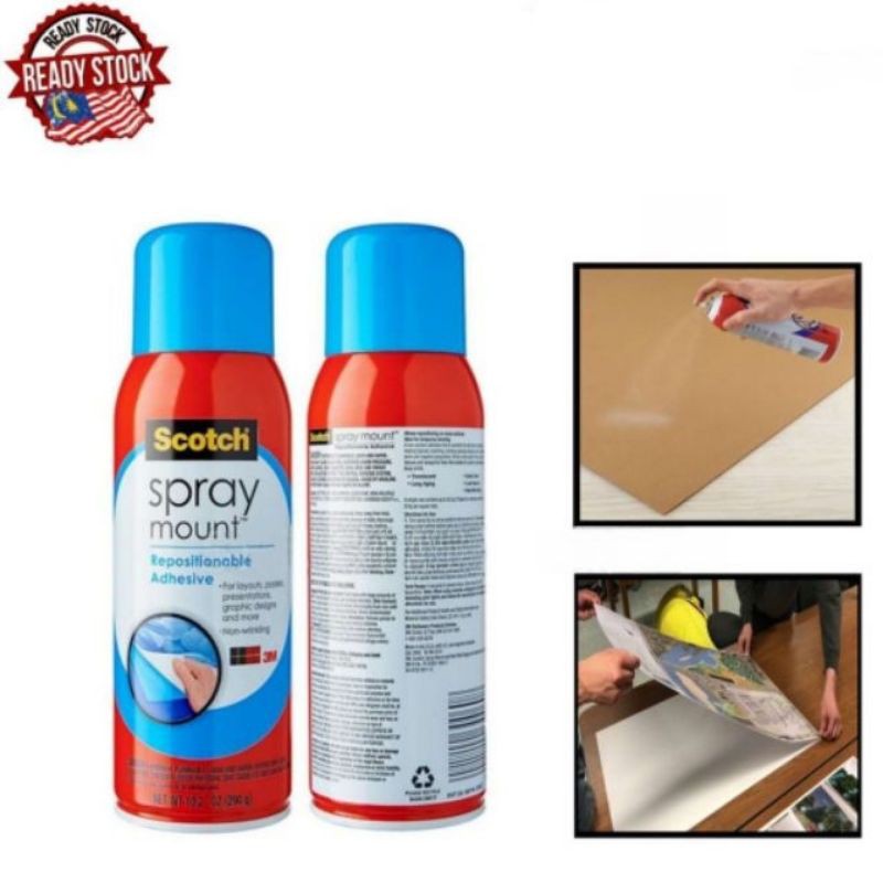 💥Ready Stock!!!💥Original Spray Mount 3M Scotch Repositionable Adhesive ...
