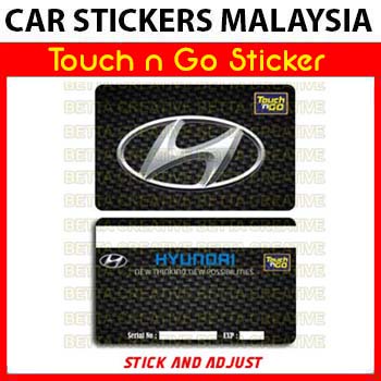 Hyundai Exclusive Look Touch n Go Sticker Front & Back | Shopee Malaysia