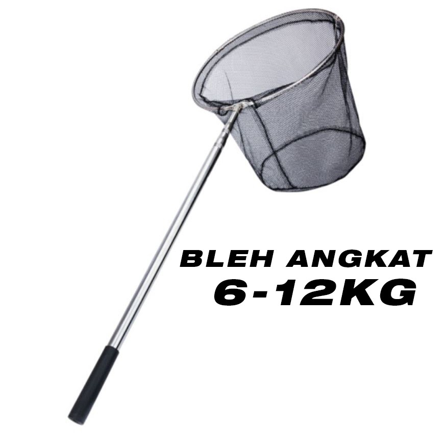 🔥Ready Stock🔥 Sauk Ikan Jaring Net Fish Scoop 304 Stainless Steel Extendable | Shopee Malaysia
