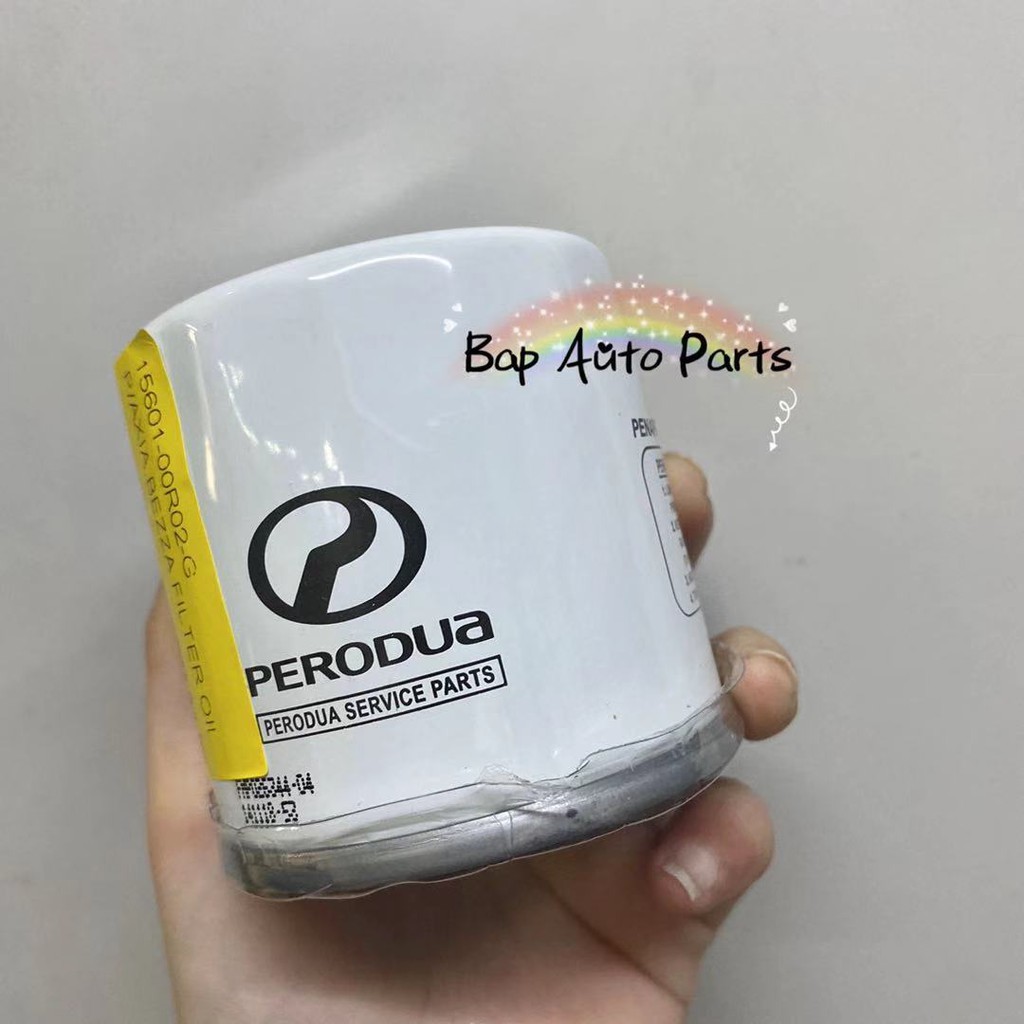 ORIGINAL PERODUA AXIA, BEZZA, MYVI NEW* OIL FILTER ORIGINAL 15601-00R02 ...