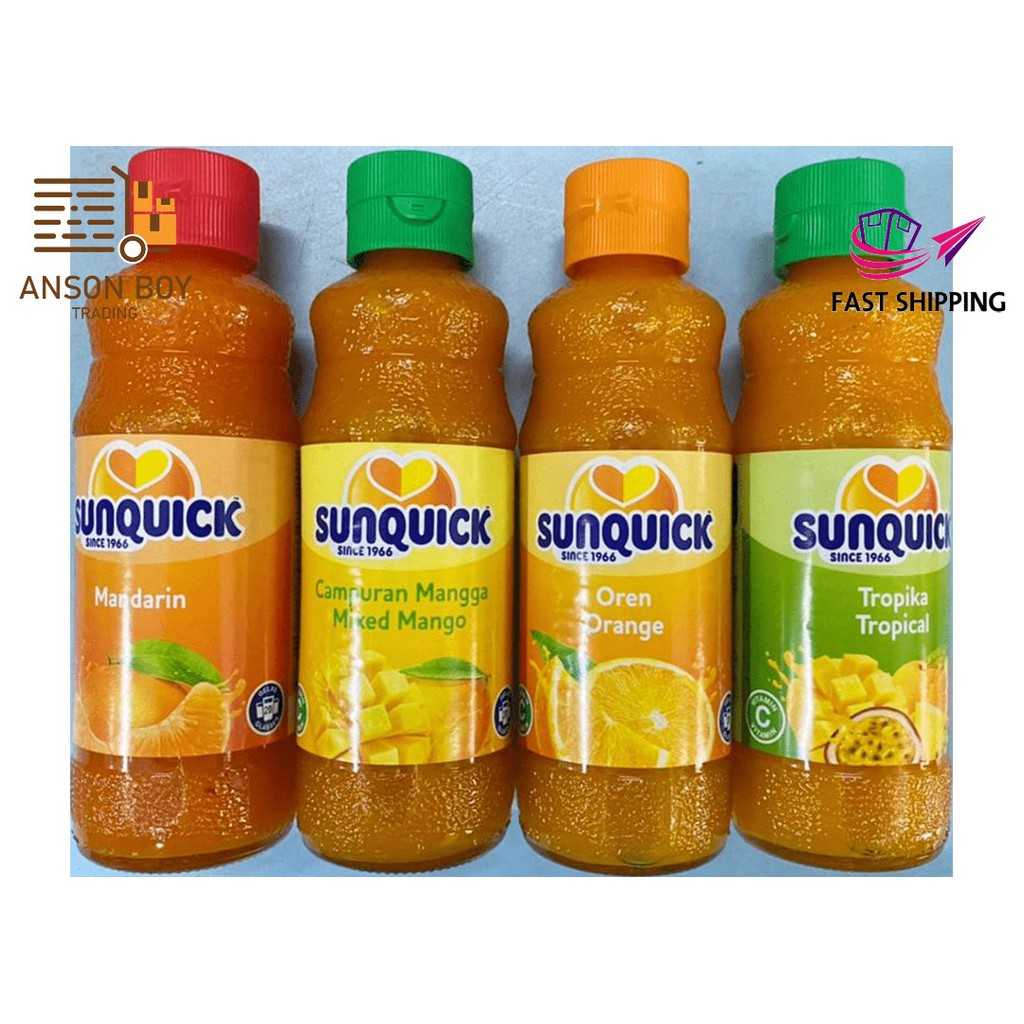 [READY STOCK] SUNQUICK 300ml Oren/Mandarin/Tropika/Campuran Mangga ...