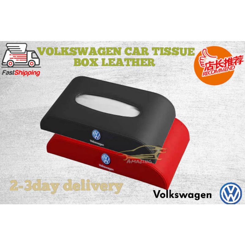 AMAZING VOLKSWAGEN CAR TISSUE BOX LEATHER POLO VENTO TIGUAN PASSAT ...