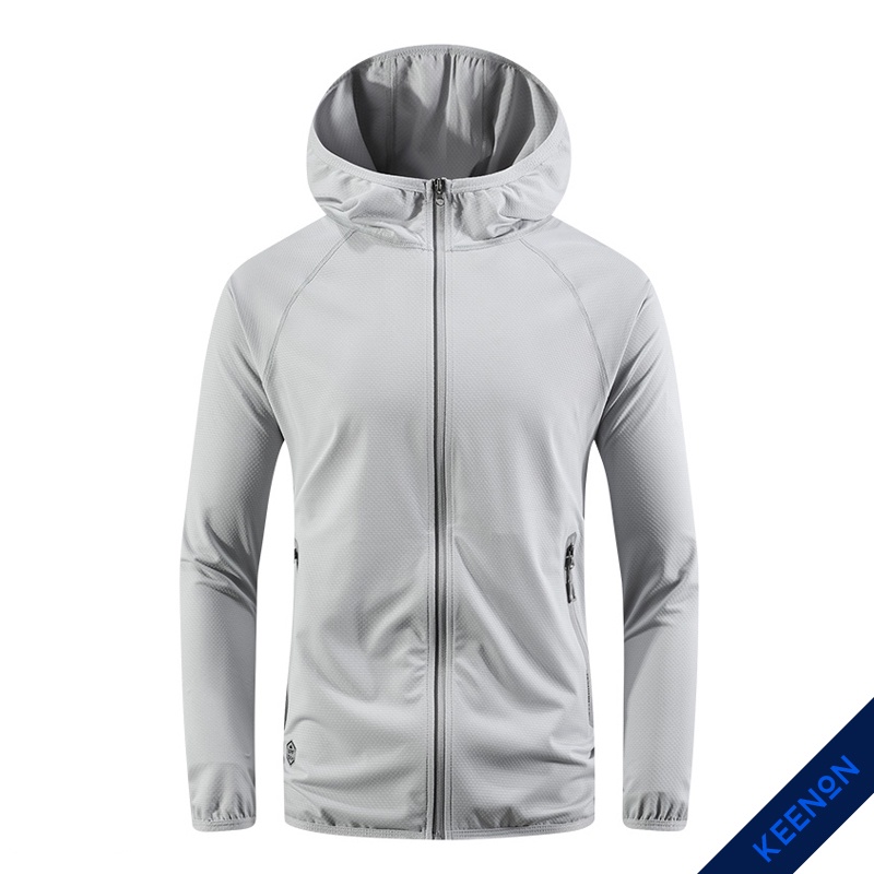 [M-4XL] UPF50+ Couple sun protection jacket windbreaker men Zipper Hooded Anti Uv Jacket hoodie ...