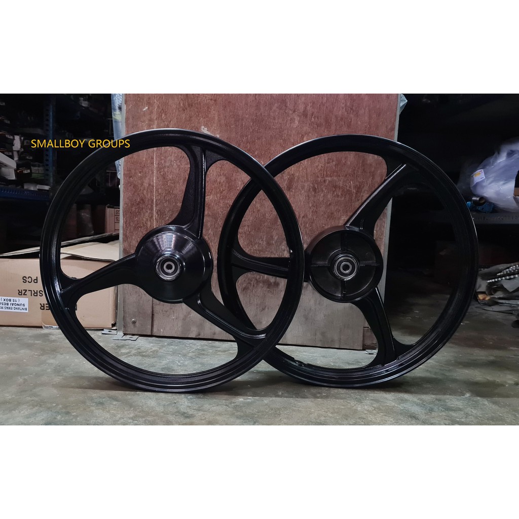 YAMAHA Y80 Y88 Y80 ET SPORT RIM 17 BLACK 3 BATANG Y80CDI LAMA NEW ...