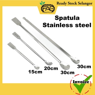 micro spatula Stainless steel laboratory scrap and spoon quality 15cm ...