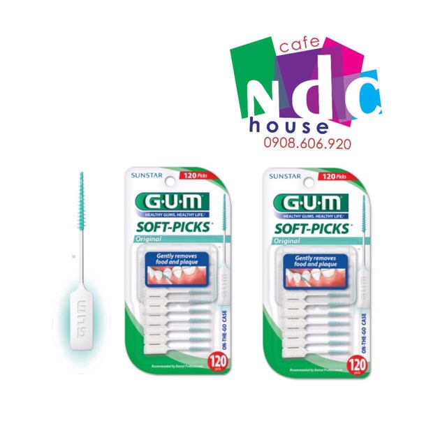 Set of 2 gum soft picks 100 toothpicks (200 sticks) | Shopee Malaysia