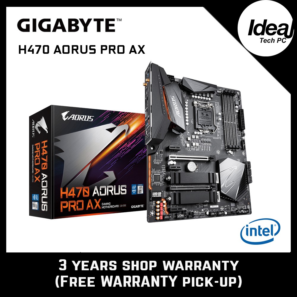 Gigabyte H470 Aorus Pro AX - ATX Motherboard | Shopee Malaysia