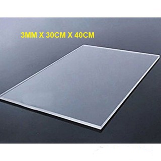 3mm 30x40cm Transparent hard mica plastic sheet for aquariums, glass ...