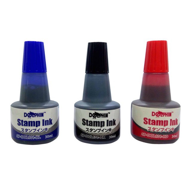 Dolphin Stamp Pad Ink Refill (30ml) DOL-101 | Shopee Malaysia