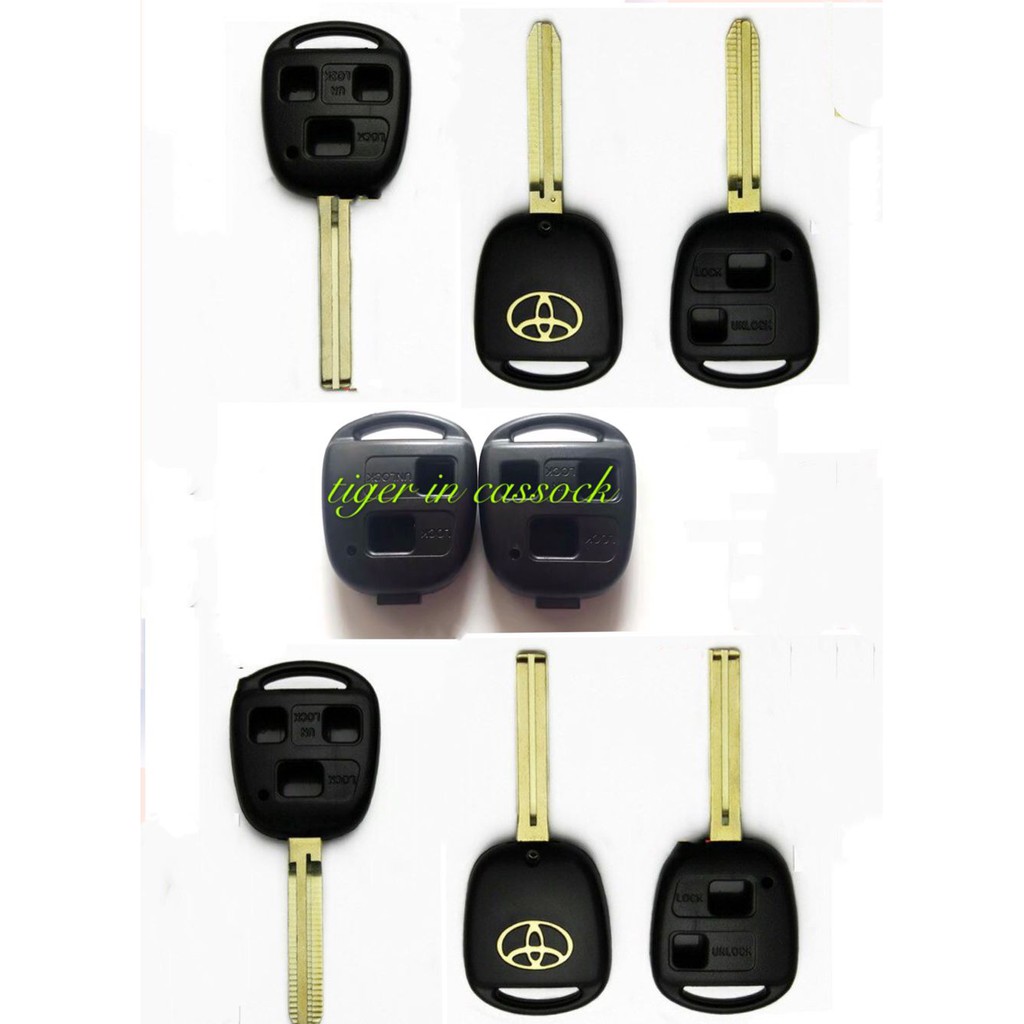 Toyota Land Cruiser Yaris Camry Rav4 etc.2/3 Buttons Remote Key casing ...