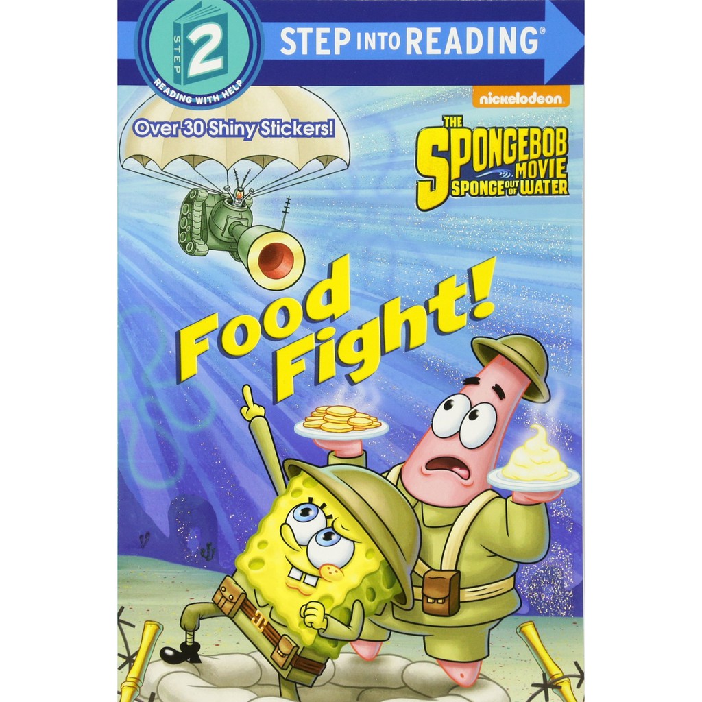 Step Into Reading, Step 2: Food Fight! (SpongeBob SquarePants) | Shopee ...