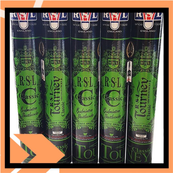 RSL Classic shuttlecock badminton bulutangkis 1 tube 12 pcs | Shopee ...
