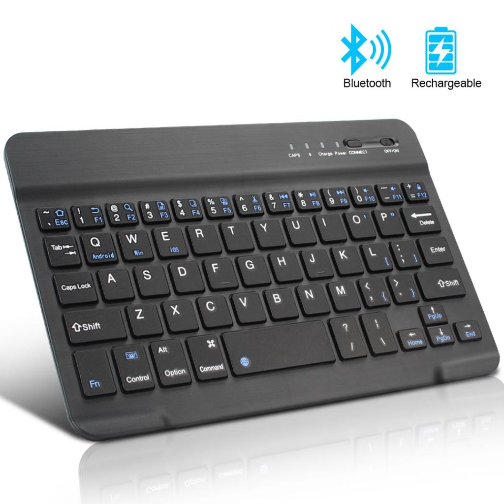 7 Inches Wireless Bluetooth Keyboard Rechargeable Portable Bluetooth