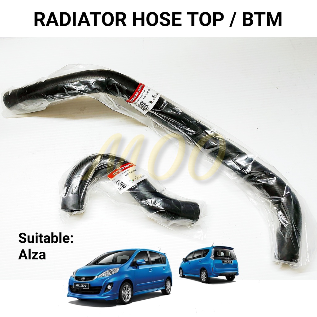 ORIGINAL PERODUA RADIATOR HOSE TOP / BOTTOM PERODUA ALZA | Shopee Malaysia