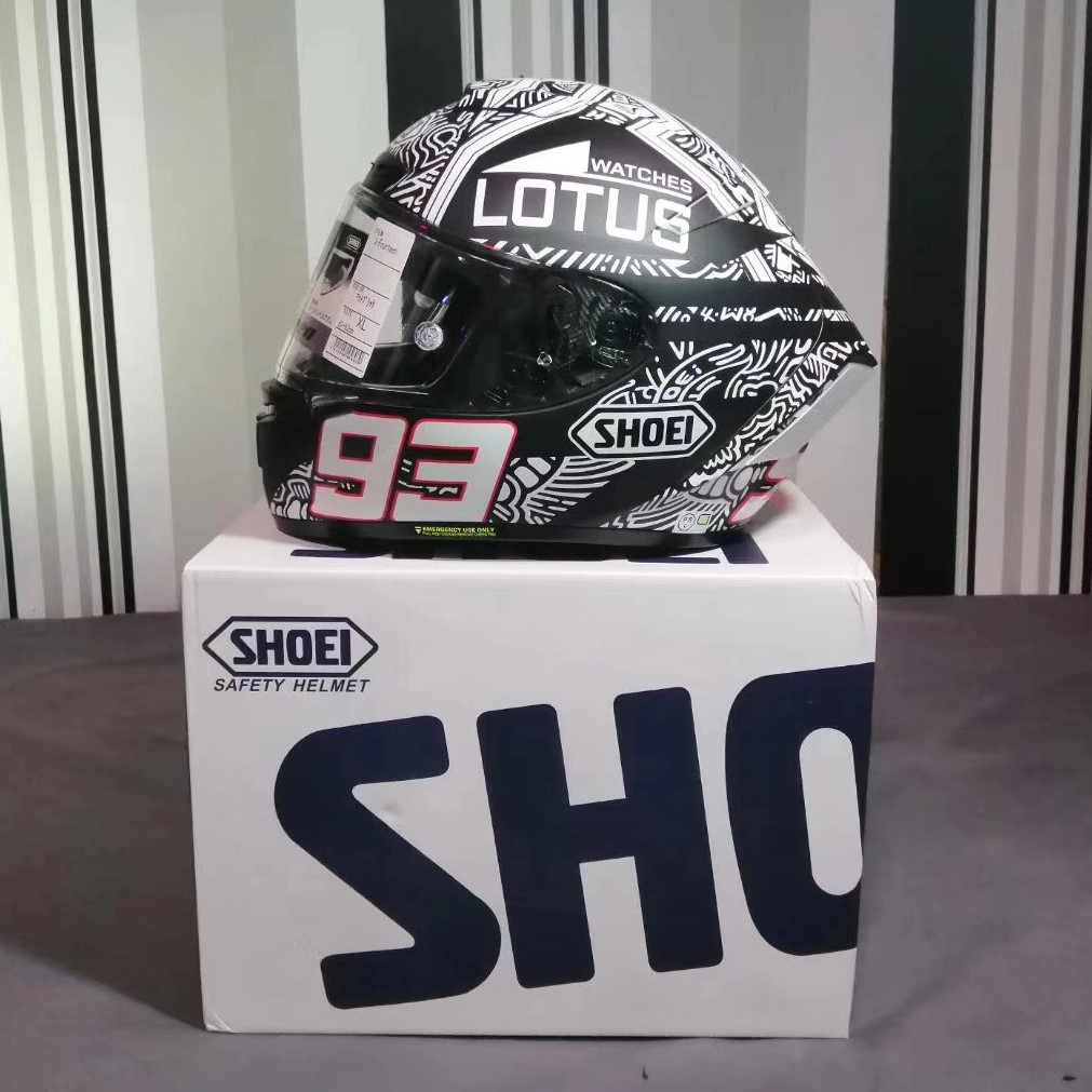 SHOEI X14 Totem Full Face Motorcycle Helmet X-Fourteen Lotus Marquez ...