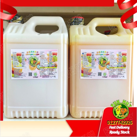 Mango Soursop Concentrate Syrup 6kg ice blended juice milk shake Bubble Tea 奶茶使用 奶茶店专 商用奶茶设备 ...