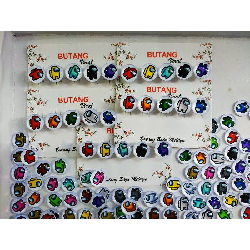 Butang Baju Melayu Among Us Raya | Shopee Malaysia