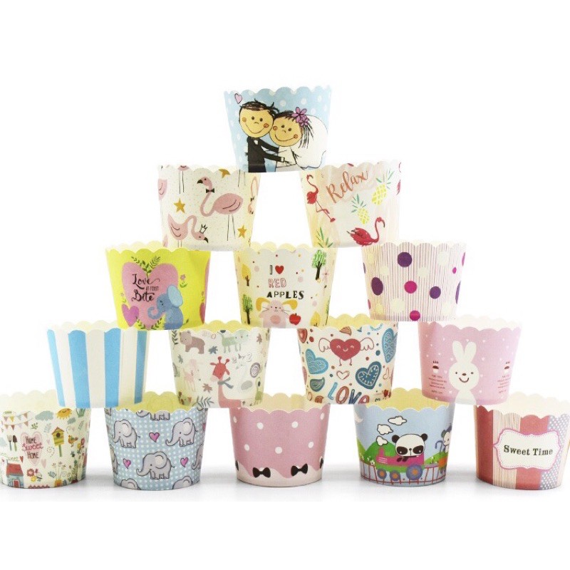 PC-50 (50pcs) Round Baking Paper Cake Cup | Shopee Malaysia