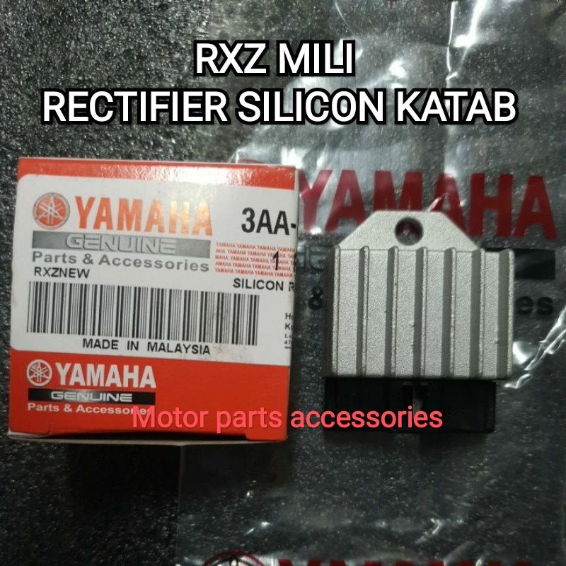 RXZ MILI RECTIFIER REGULATOR KATAB ORIGINAL THAI YAMAHA RXZ MILI 3XL💯👍 ...
