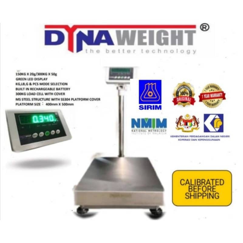 DYNAWEIGHT Timbang Electronic Platform Scale DW-388 HQ21-00129 | Shopee ...