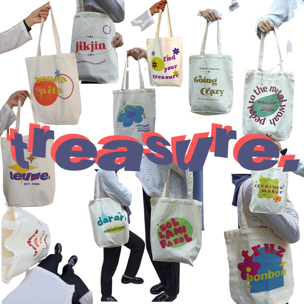 🌻 Treasure Edition Totebag | Part 1 | bag for class, work, groceries ...