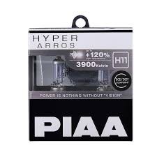 (FREE T10 LED) PIAA HYPER ARROS H11 HEAD LAMP LIGHT FOG LAMP SPORT SPOT LIGHT BULB 3900K ...