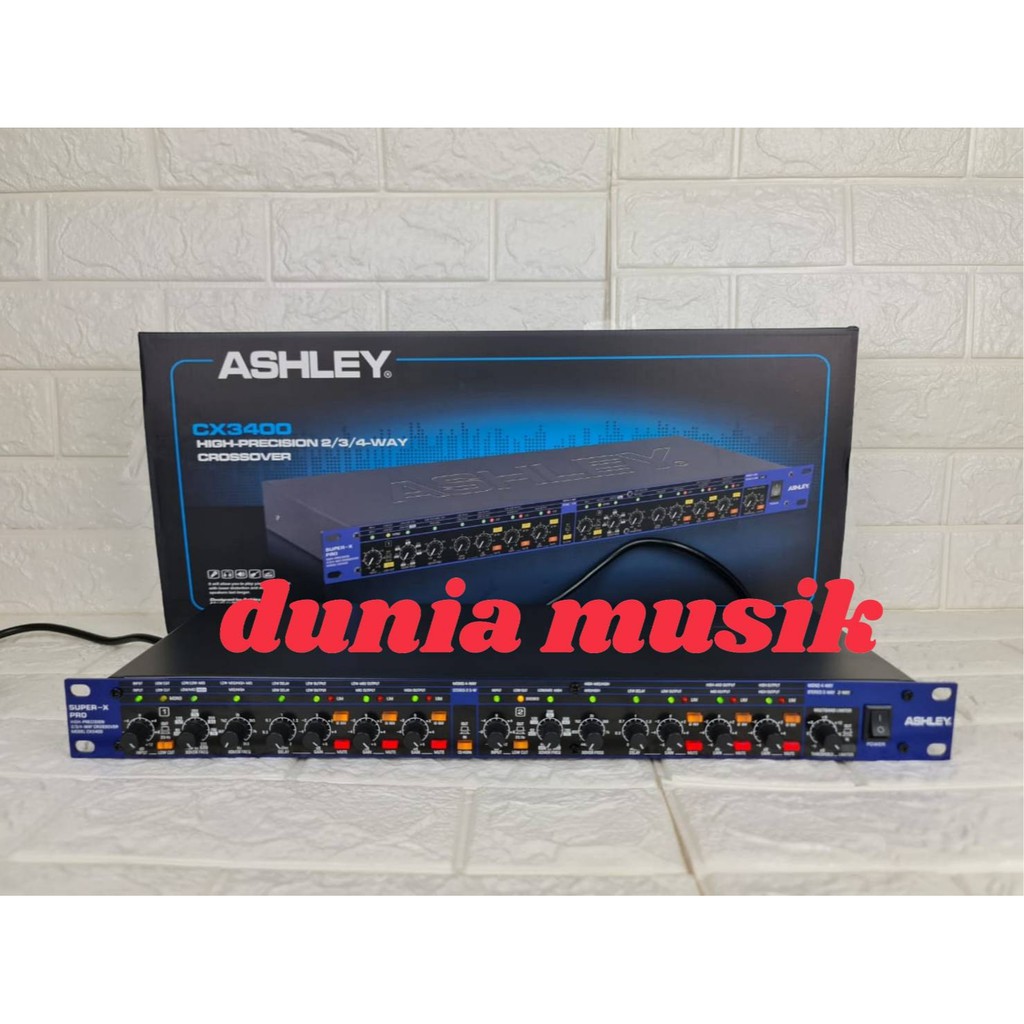 Crossover ashley plus Limiter ashley cx3400 cx3400 Super-X pro original ...