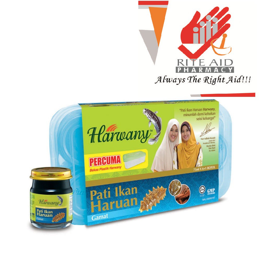 *EXP 05/2025* Harwany Pati Ikan Haruan + Gamat 70ml (6's Foc 1's Free ...