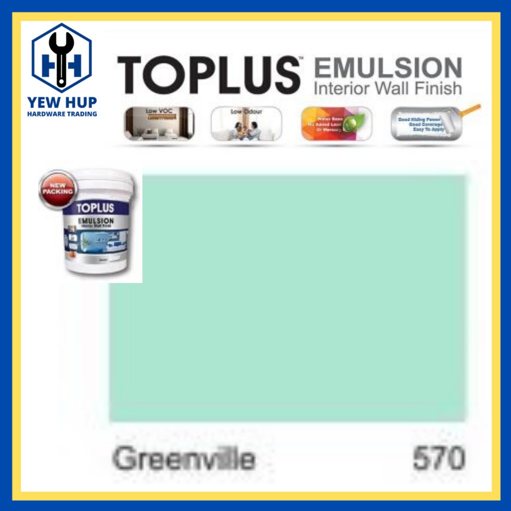 7 Liter Smart Paints TOPLUS Emulsion Paint for Interior Wall Finish ...