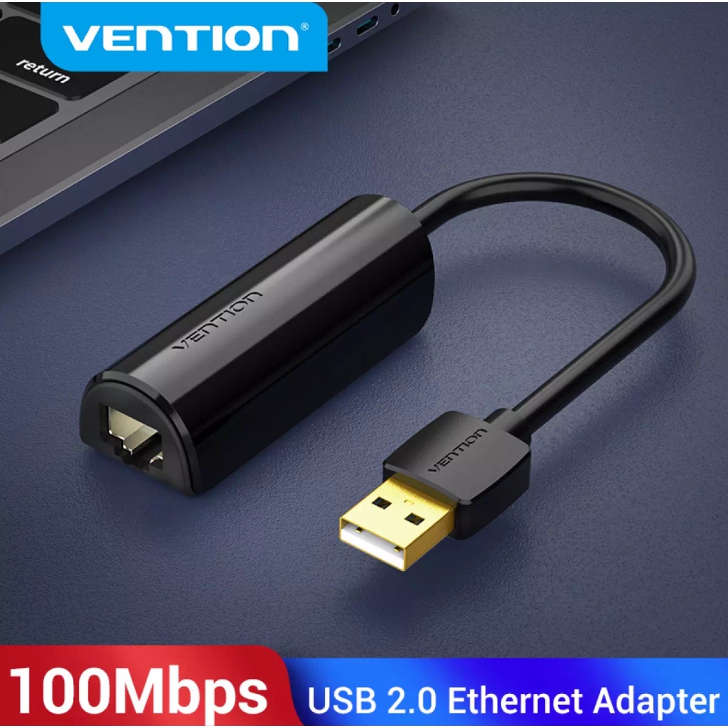 Original Vention USB Ethernet Adapter USB 2.0 Network Card to RJ45 Lan ...