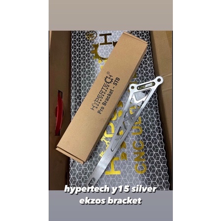 Hypertech Y15 Silver Ekzos Bracket | Shopee Malaysia