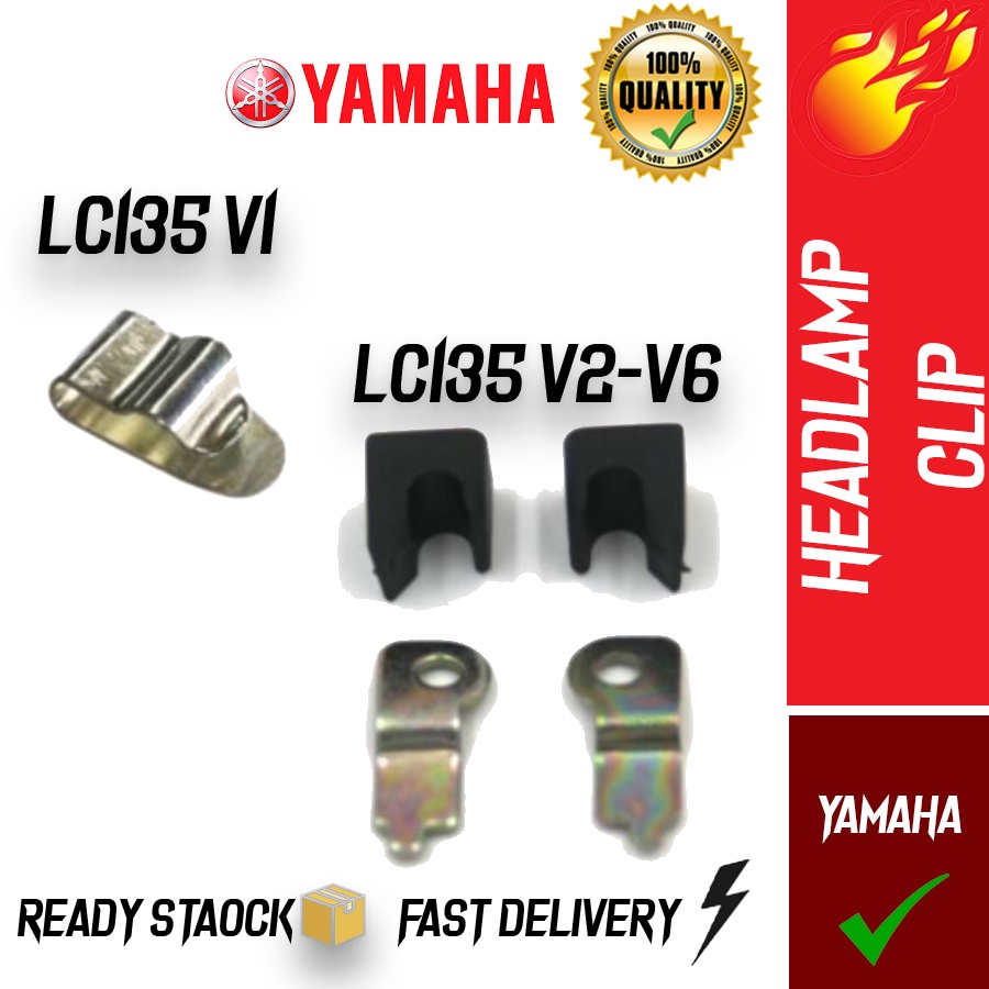 YAMAHA- LC135 HeadLamp Clip Lampu Depan Pin Head Lamp Bracket Bush Klip ...