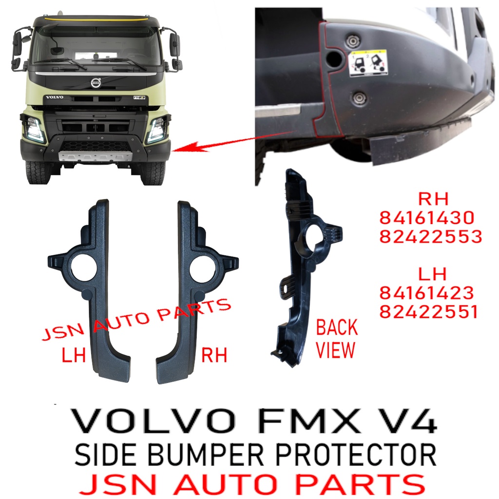 J112S14 SIDE BUMPER PROTECTOR VOLVO FMX V4 84161430 82422553 84161423 ...