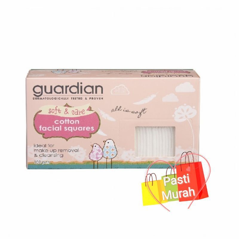 GUARDIAN / WATSONS Facial Cotton Puff, Square, Round Soft & Care Ultra ...