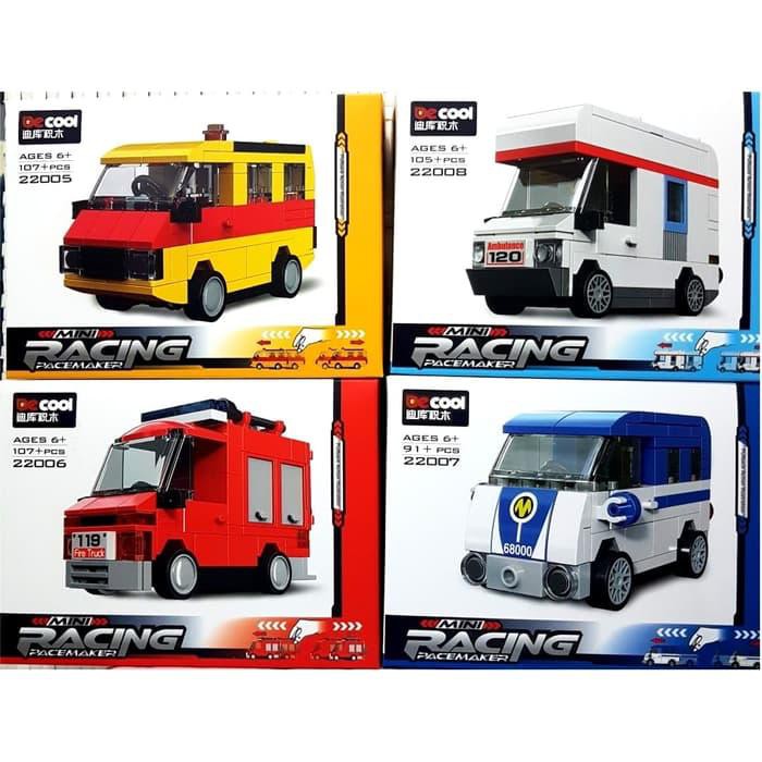 DECOOL 22005-8 MINI RACING CAR (22005D) | Shopee Malaysia