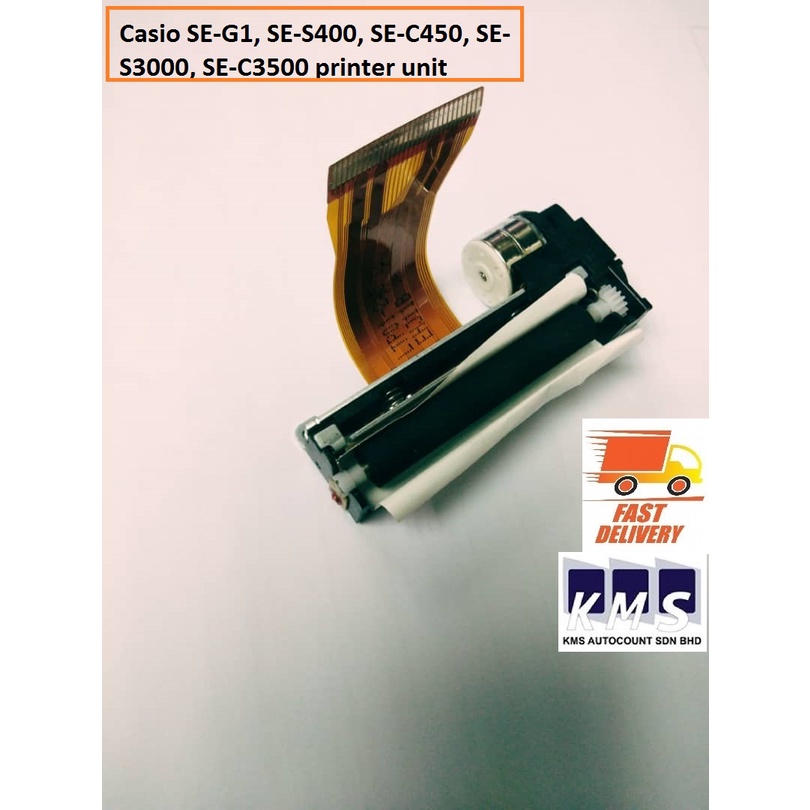 Casio SE-G1, SE-S400, SE-C450, SE-S3000, SE-C3500, SE-S100 printer unit ...