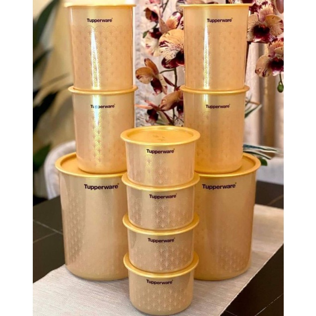 OT GOLDEN TOUCH SET Tupperware | Shopee Malaysia