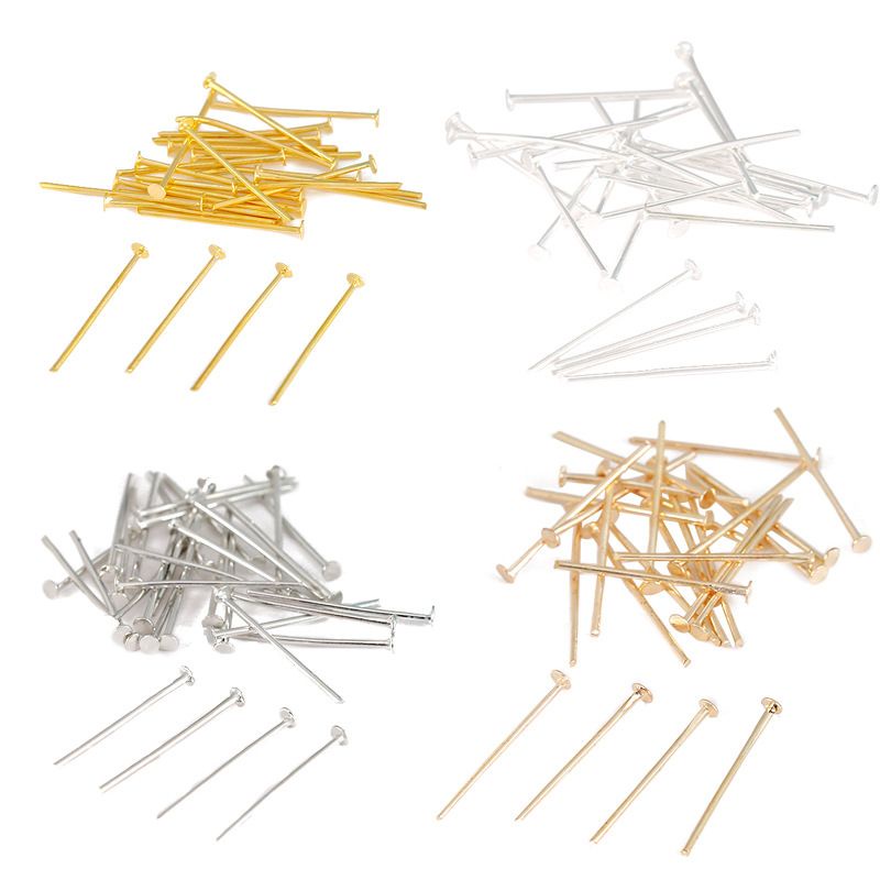 18K Gold T Pin Colour Retention ForJewelry Making DIY(50pcs) | Shopee ...